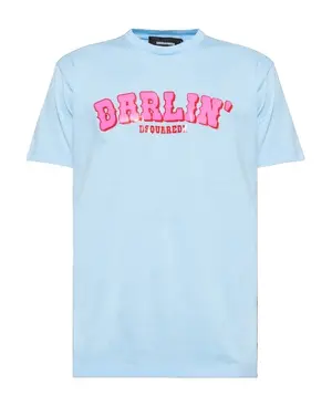 Dsquared2 Logo-print Cotton T-shirt - Blue