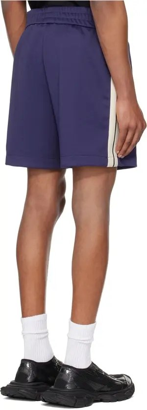 Palm Angels Logo Embroidered Track Shorts