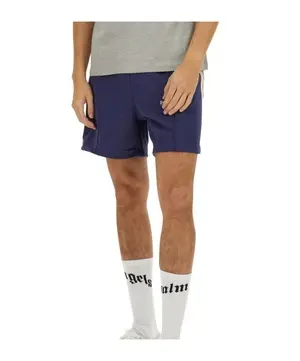 Palm Angels Logo Embroidered Track Shorts