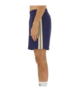 Palm Angels Logo Embroidered Track Shorts