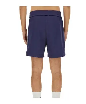 Palm Angels Logo Embroidered Track Shorts