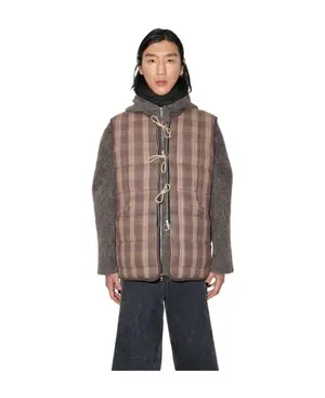 Our Legacy Tartan Padded Cotton Vest