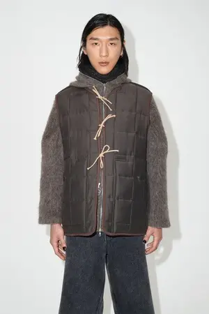 Our Legacy Tartan Padded Cotton Vest