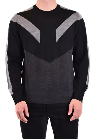 Neil Barrett Colour-block Wool Jumper