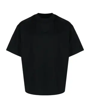 Neil Barrett Crew-neck Cotton T-shirt - Black