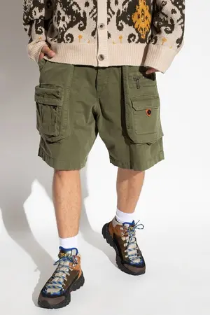 Dsquared2 Logo Printed Cargo Shorts