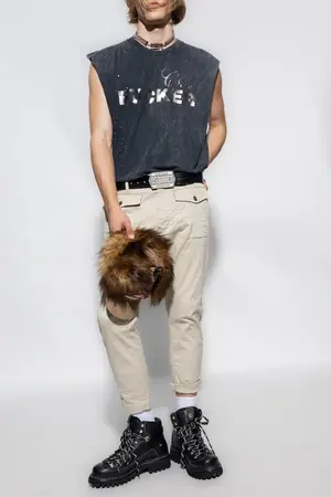 Dsquared2 Slogan-print Cotton Tank Top
