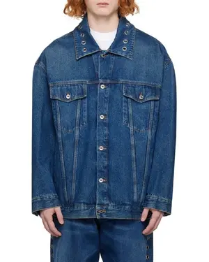 Off-White Eyelet-embellishment Denim Jacket