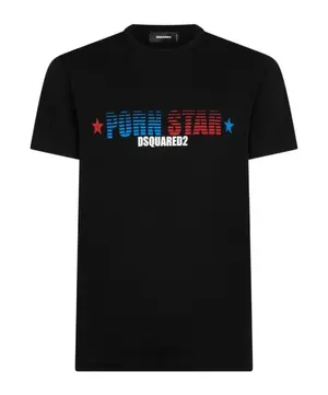 Dsquared2 Slogan-printed Crewneck T-shirt - Black