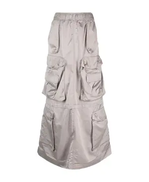 DIESEL® O-nita A-line Maxi Skirt - Gray