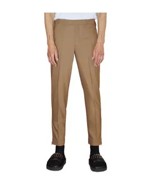 Neil Barrett Jamie Pressed-crease Trousers - Brown