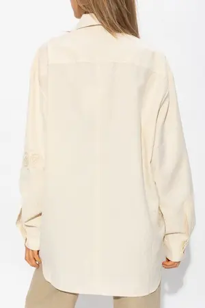 Nanushka Fabian Embroidered Buttoned Shirt