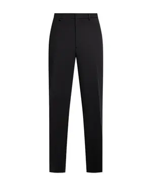 Off-White Straight Leg Tailored Trousers - Black