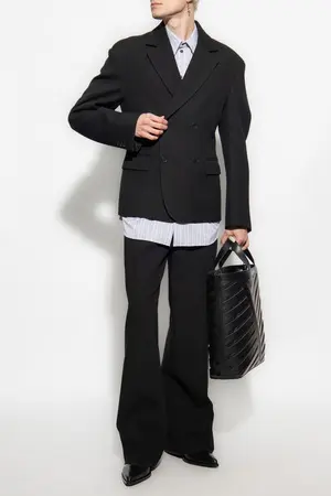 Off-White Straight Leg Tailored Trousers