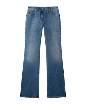OFF-WHITE Off White Mid-Rise Elephant Leg Jeans