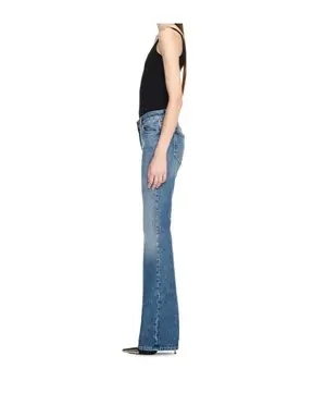 Off-White Mid-rise Elephant Leg Jeans