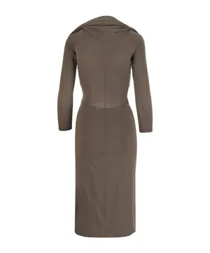 PATOU Draped Midi Dress