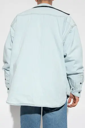 DIESEL® S-dewny-double-check-a Reversible Padded Overshirt
