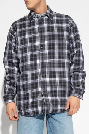 DIESEL® S-dewny-double-check-a Reversible Padded Overshirt