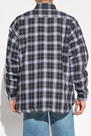 DIESEL® S-dewny-double-check-a Reversible Padded Overshirt