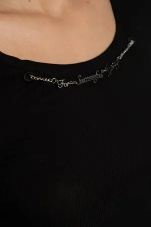 DIESEL® D-matic Chain Necklace Short Dress