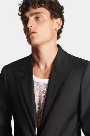 Dsquared2 Contrast-lapel Single-breasted Blazer
