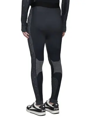 Palm Angels Monogram High Waist Baselayer Ski Bottoms