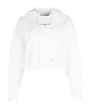 Stella McCartney Logo Print Cropped Hoodie