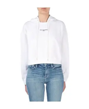 Stella McCartney Logo Print Cropped Hoodie