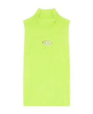 DIESEL® M-onervax Ribbed-knit Turtleneck Top