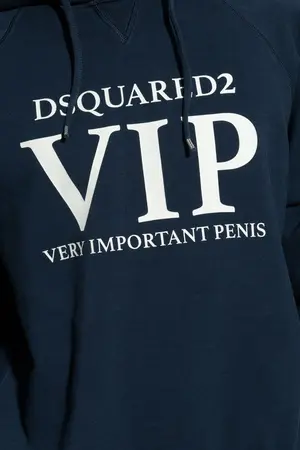 Dsquared2 Logo Printed Drawstring Hoodie