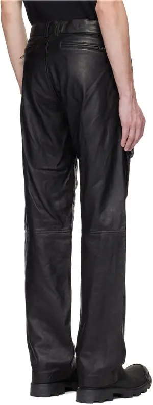 DIESEL® P-gast Leather Trousers