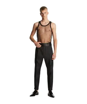 Dsquared2 Belted Tailored Trousers - Black