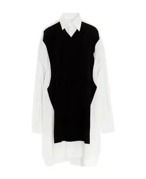 MAISON MARGIELA Spliced Knitted Shirt