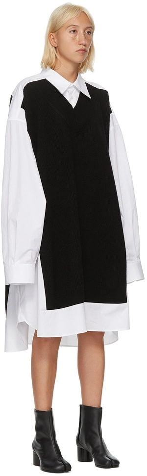 MAISON MARGIELA Spliced Knitted Shirt