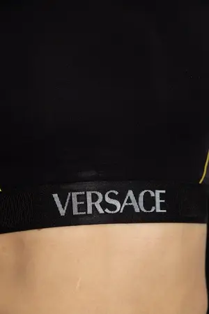 Versace Long-sleeved Cropped Top