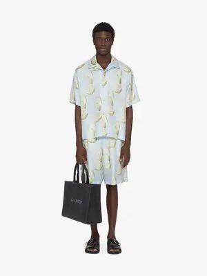 Givenchy Printed Bermuda Shorts In Silk