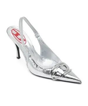 DIESEL® D-venus Sb Patent Embossed Slingback Pumps