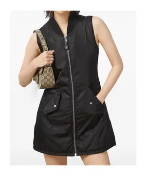 Gucci Logo-embroidered Zipped Minidress