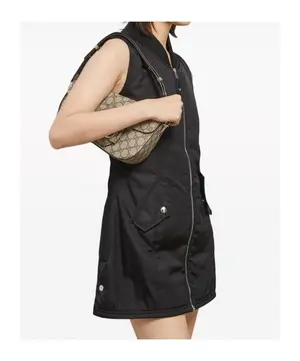 Gucci Logo-embroidered Zipped Minidress
