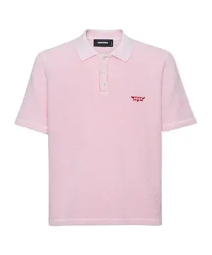 Dsquared2 Logo-appliqué Polo Shirt - Pink
