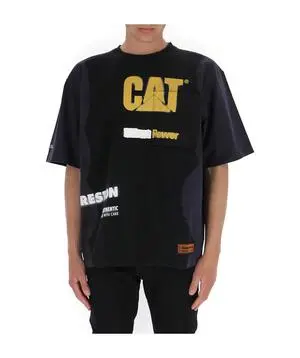 Heron Preston X Caterpillar Logo-print T-shirt - Black