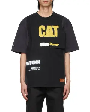 Heron Preston X Caterpillar Logo-print T-shirt