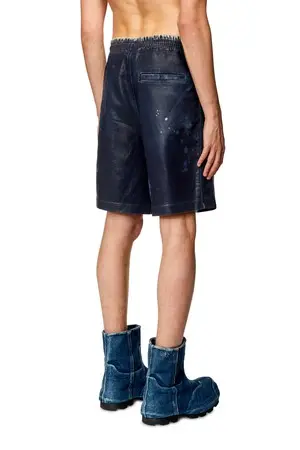 DIESEL® Elastic Waist Denim Shorts