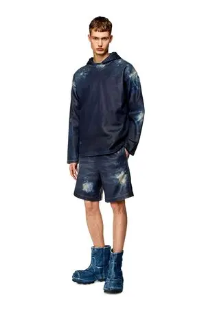 DIESEL® Elastic Waist Denim Shorts