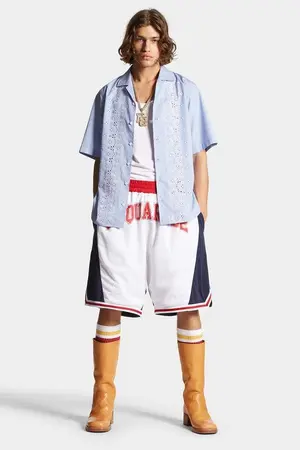 Dsquared2 Logo-print Panelled Shorts