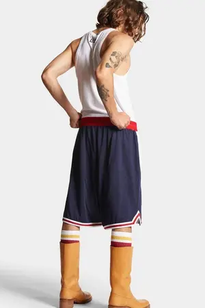 Dsquared2 Logo-print Panelled Shorts