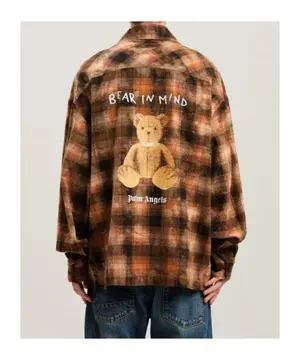 Palm Angels Bear In Mind Checked Shirt