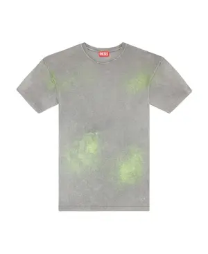 DIESEL® T-buxt Faded Metallic T-shirt - Gray
