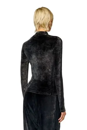 DIESEL® T-slim-n1 Logo-embellished Top